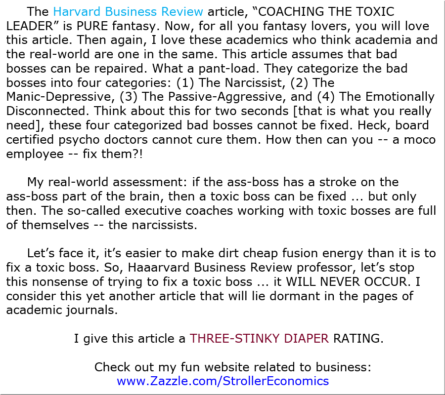 ANA AND THE HARVARD BUSINESS PROFESSORS--Blog That Ensures Transparency